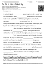 Educational activities with the topic "The Role of Guilds in Medieval ...