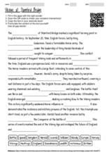 Educational activities with the topic "Vikings at Stamford Bridge ...