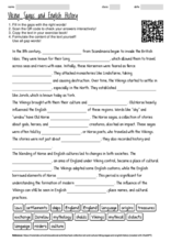 Educational activities with the topic "Viking Sagas and English History ...
