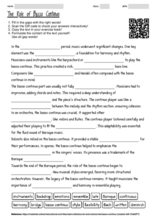 Educational activities with the topic "The Role of Basso Continuo ...