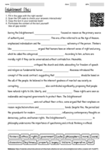 Educational activities with the topic "Enlightenment Ethics ...