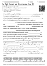 Educational activities with the topic "Civil Rights Movement and ...