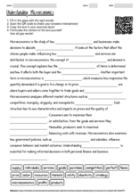 Educational activities with the topic "Understanding Microeconomics ...