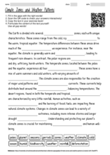 Educational activities with the topic "Climate Zones and Weather ...