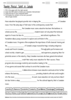 Worksheet with the topic "Exploring Comedy in Elizabethan Theatre ...