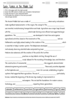 Worksheet with the topic "Social Norms and Gender Roles in Medieval ...