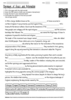 Worksheet with the topic "The Crusades and the Byzantine Empire ...