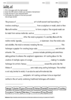 Worksheet with the topic "Jackson Pollock's Unique Style" | MATERIALS ...